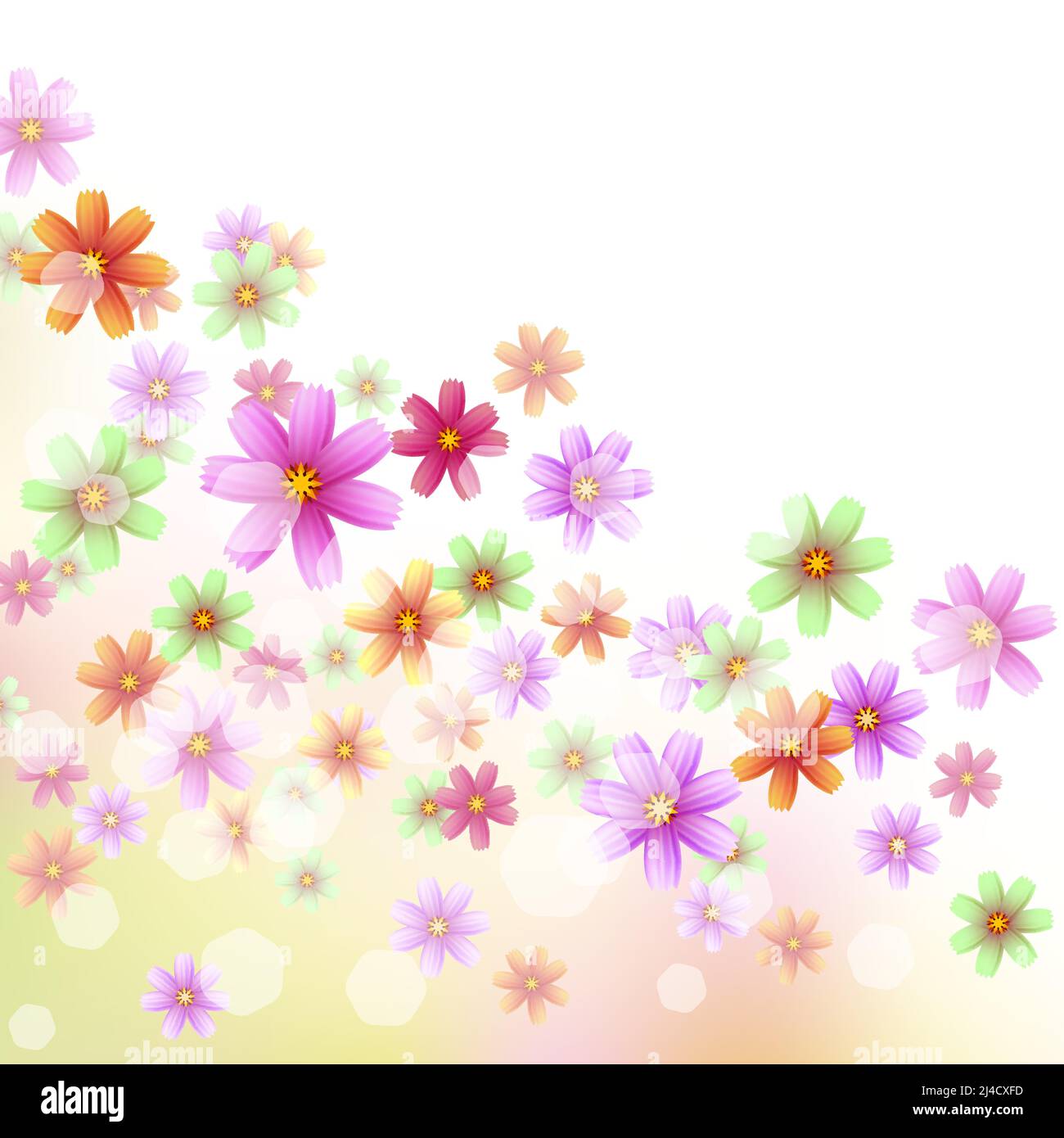 Beautiful Floral Border for corner decor etc Stock Vector Image & Art ...