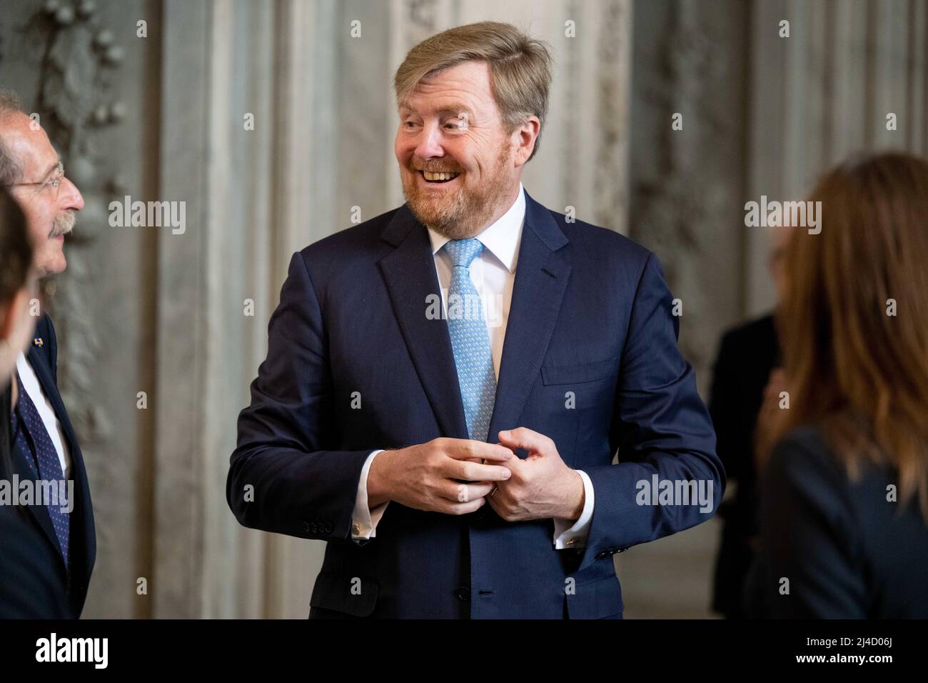 King Willem-Alexander during the opening of exhibition 'Moral masters ...