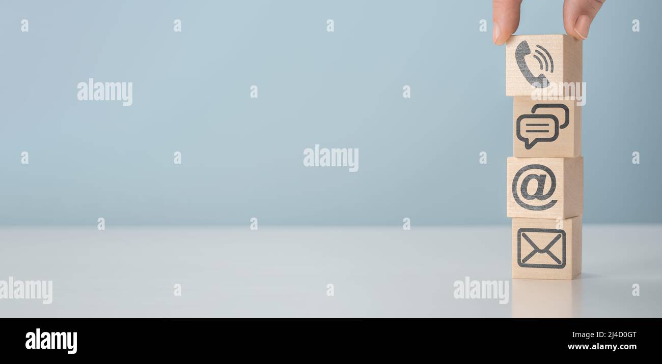 Communication icons chat message hi-res stock photography and images ...