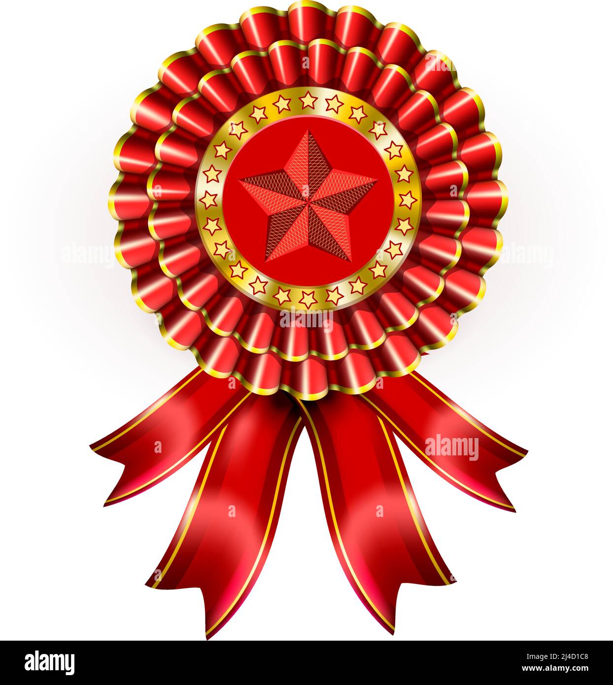 Certificate award ribbons badge white hi-res stock photography and ...