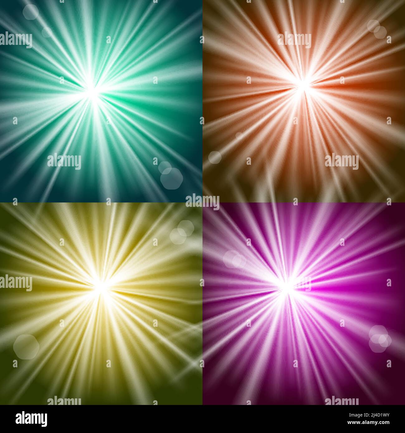 Vector Lights and Flashes on colorful backgrounds. EPS10 opacity Stock ...