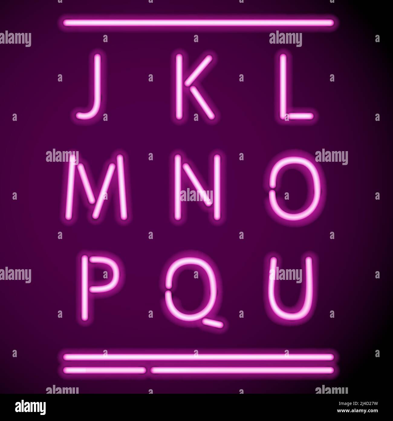 Vector glowing Neon transparent characters on dark. EPS10 opacity Stock ...