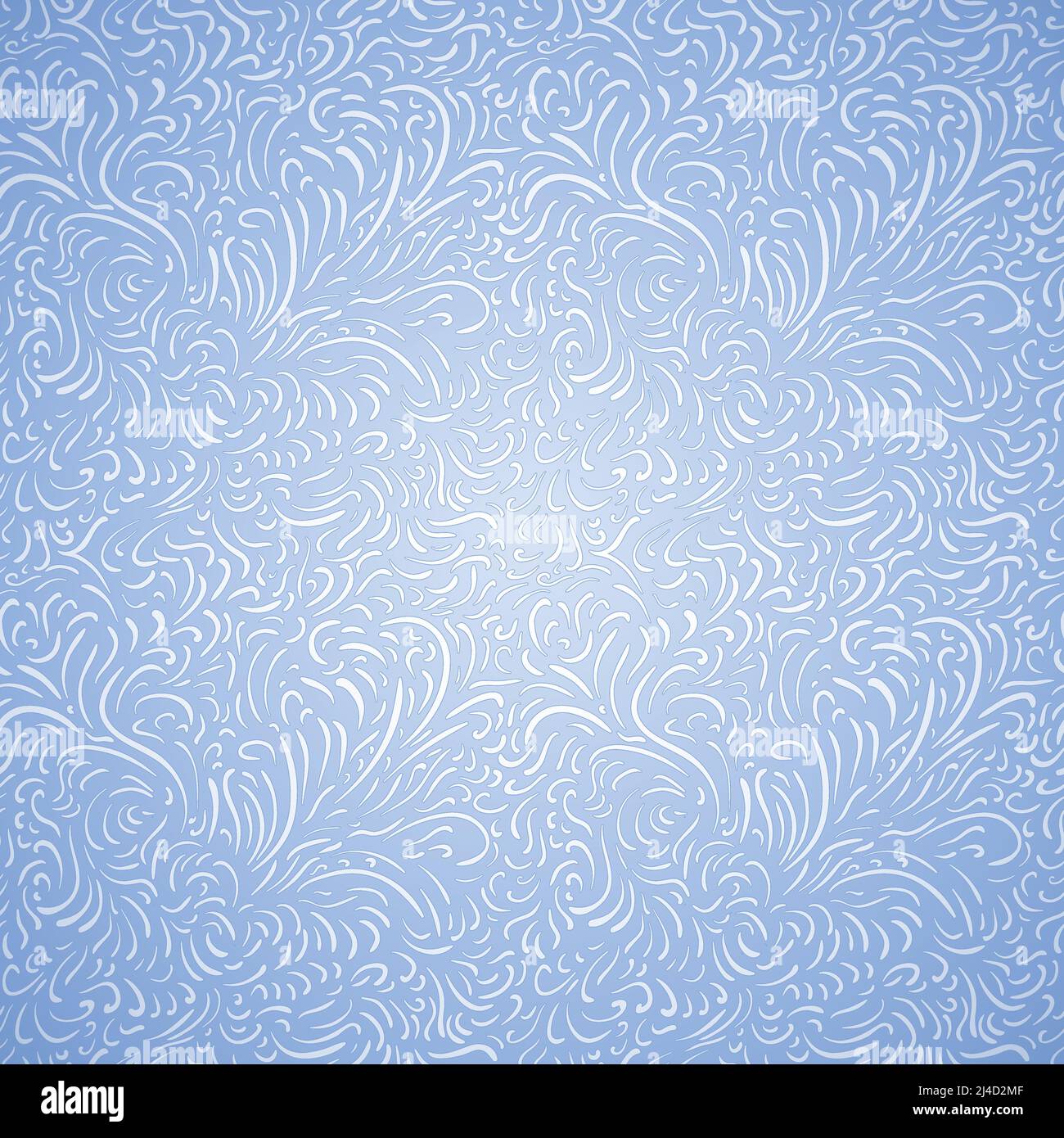 Vector pretty Seamless frost decor background on blue. EPS10 opacity ...