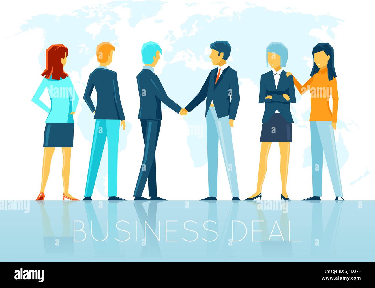 Business deal Stock Vector Images - Alamy