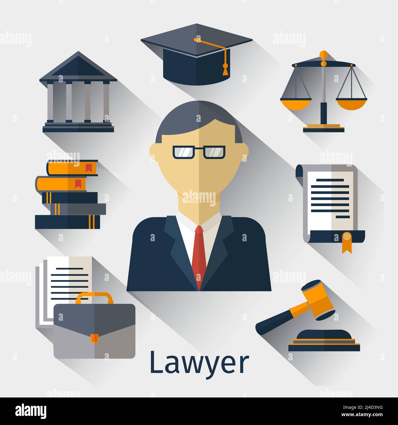 Vector lawyer, attorney or jurist concept background. Lawyer and ...