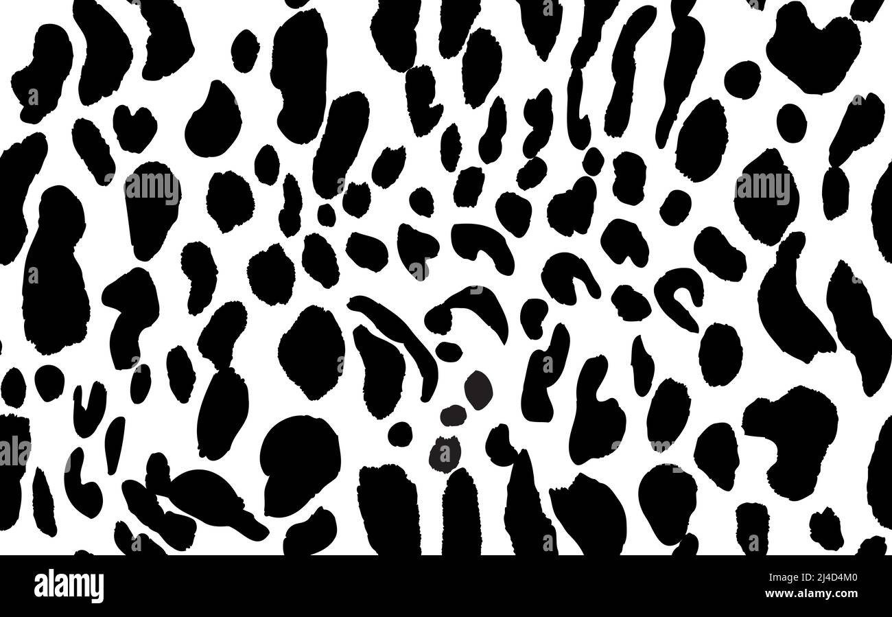Abstract modern cow fur seamless pattern. Animals trendy background ...