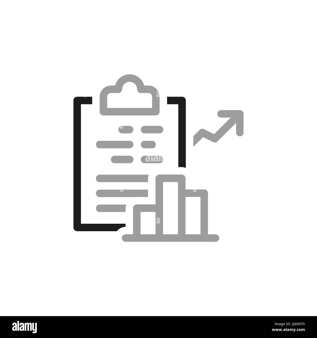 Simple of Clipboard Related Icons. Financial and economic report Stock ...