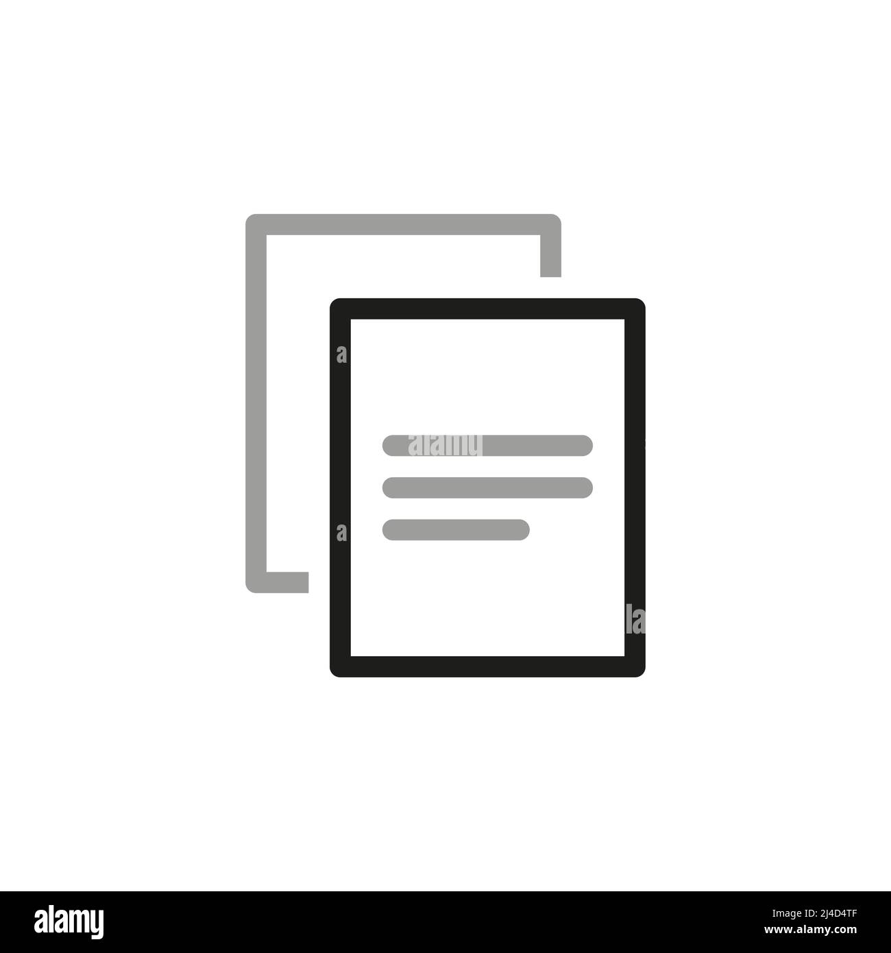 Simple of Clipboard Related Icons. New document. Blank sheet Stock ...