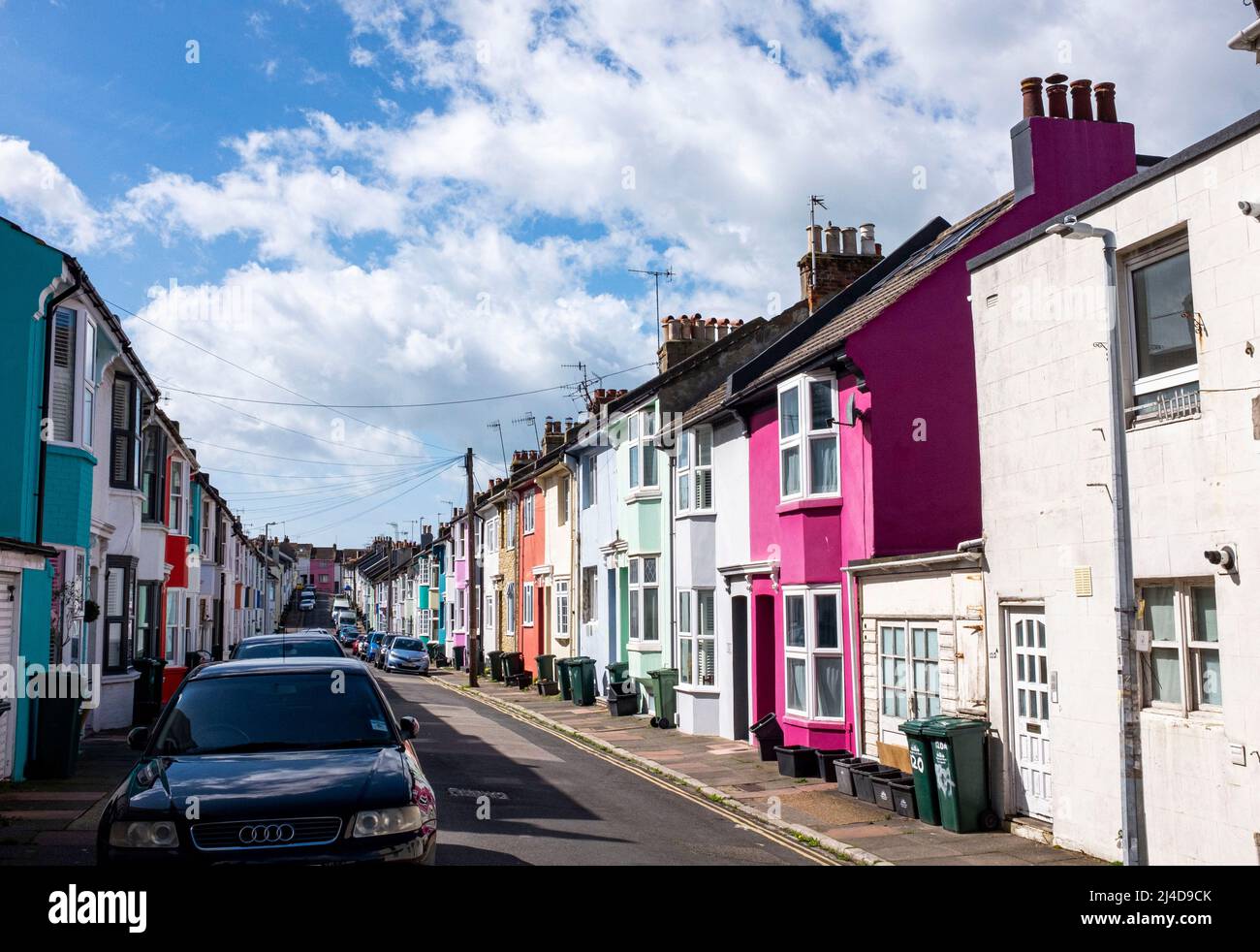 Colourful houses brighton hi-res stock photography and images - Alamy