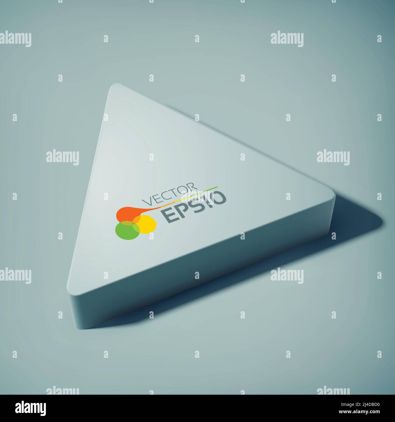 Abstract web design concept with 3d triangle in perspective style on ...