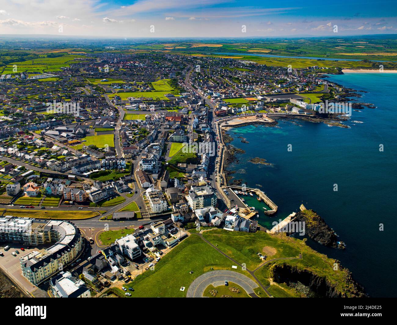 Portstewart aerial hi-res stock photography and images - Alamy