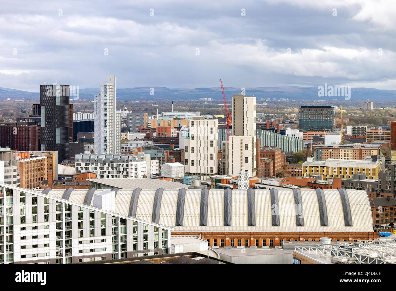 Manchester views. Manchester Central (centre Stock Photo - Alamy