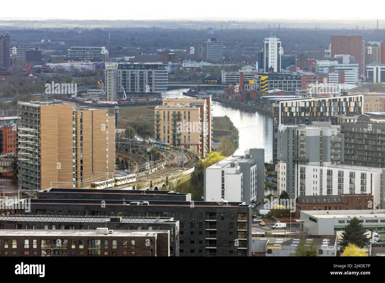 Manchester metrolink river hi-res stock photography and images - Alamy
