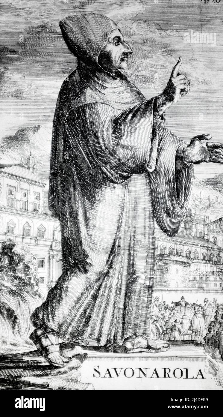 Images of Savanarola San Marco Museum Florence Italy Stock Photo - Alamy