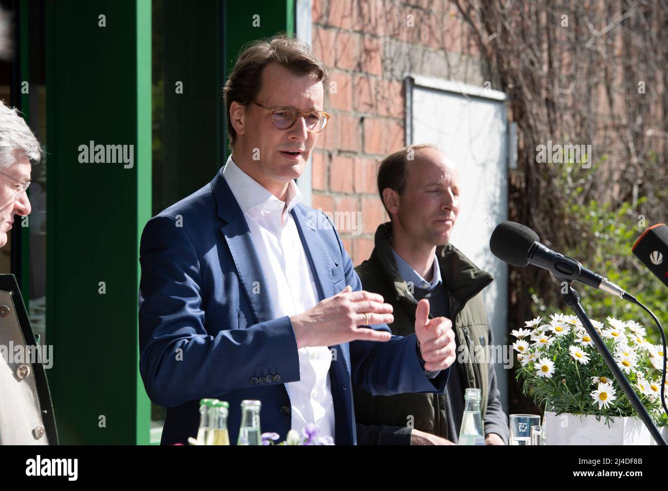 from left: Hendrik WUEST, WÃ st, CDU, Prime Minister of North Rhine ...