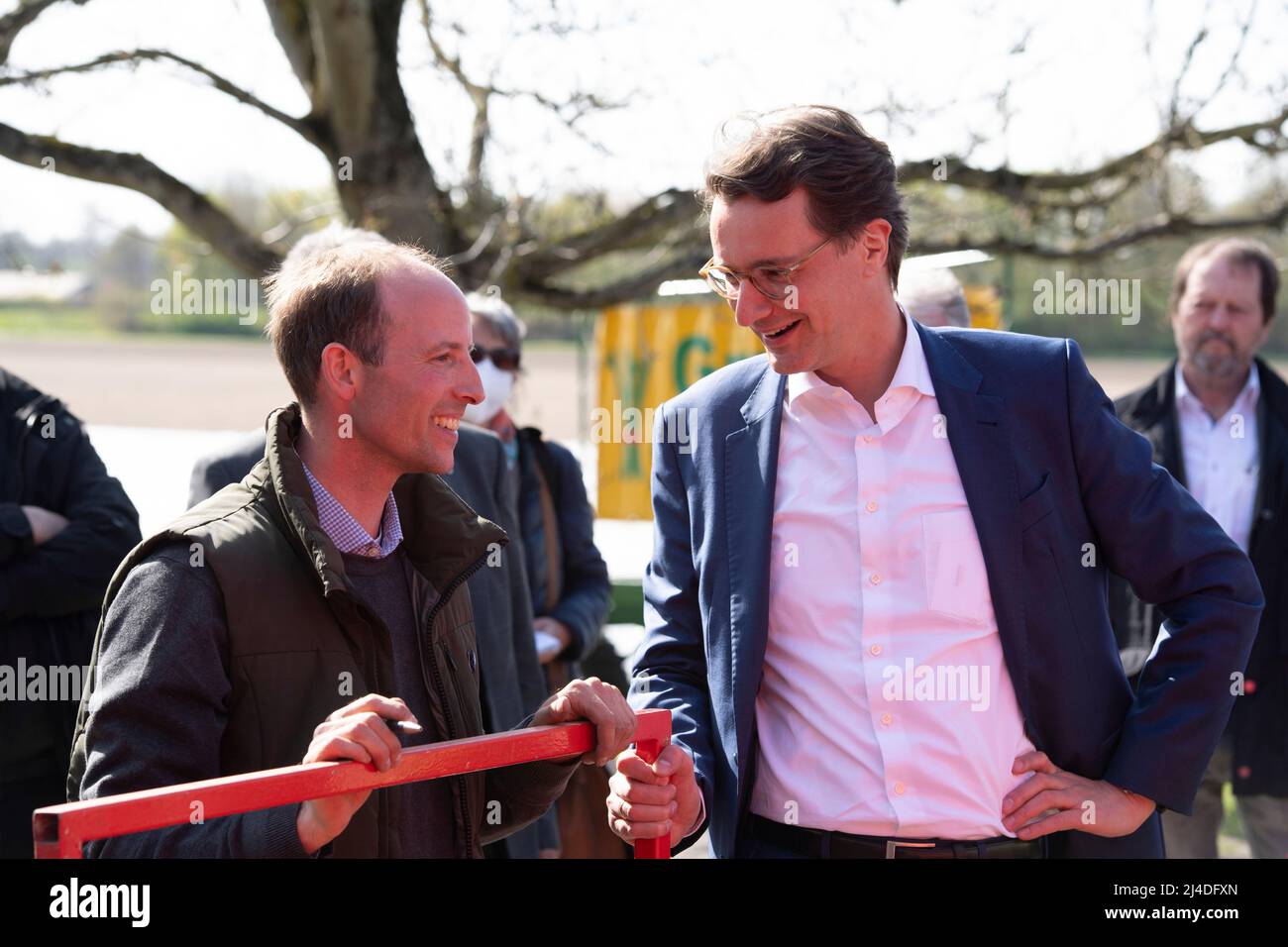 Farmer Christian MEYER explains Hendrik WUEST, WÃ st, CDU, Prime ...