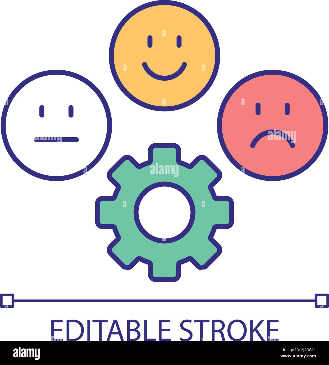 Behaviour and emotions Stock Vector Images - Alamy