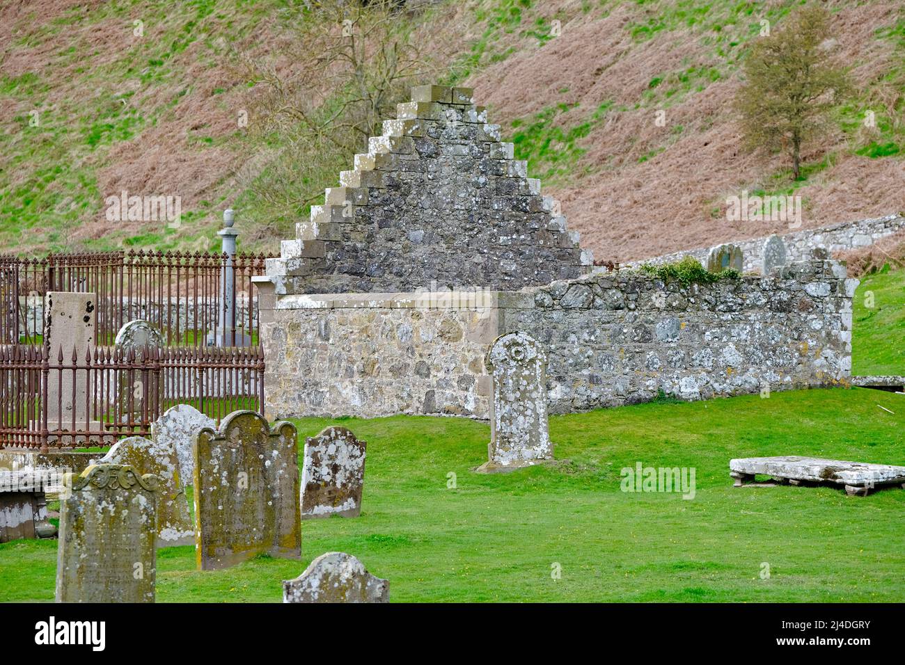 St Cyrus National Nature Reserve Aberdeenshire with protected landscape ...