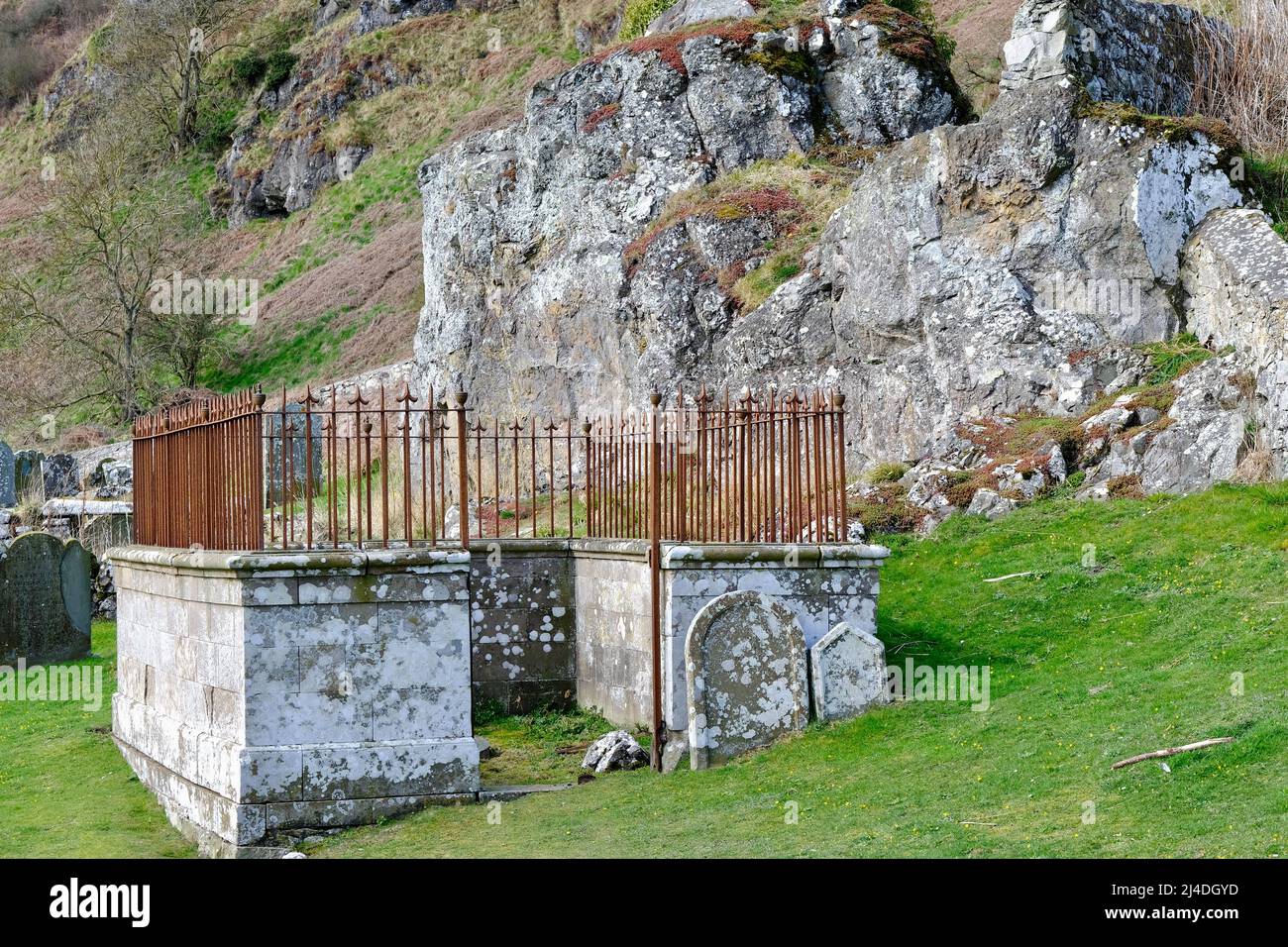 St Cyrus National Nature Reserve Aberdeenshire with protected landscape ...