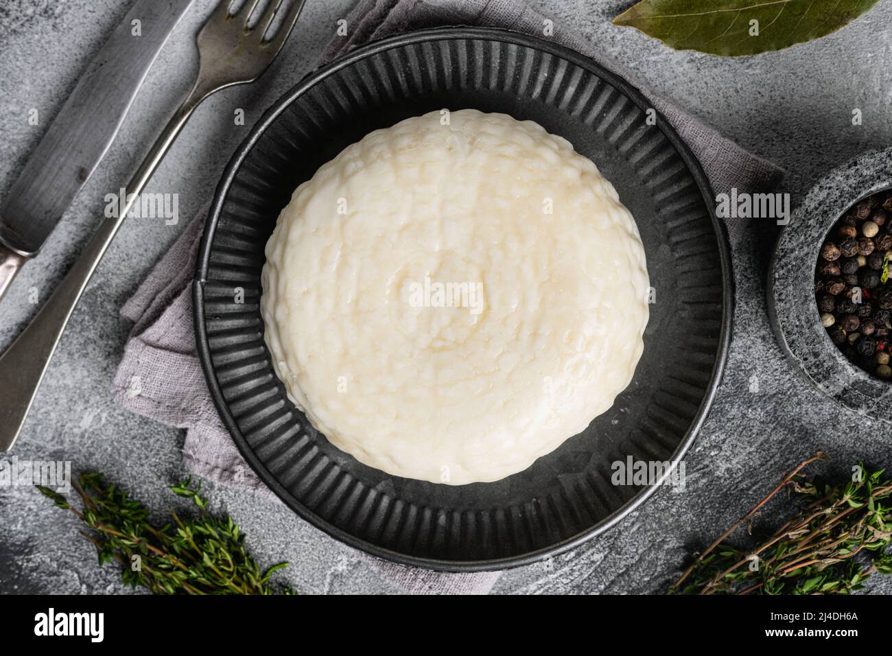 Regular tofu , on gray stone table background, top view flat lay Stock ...