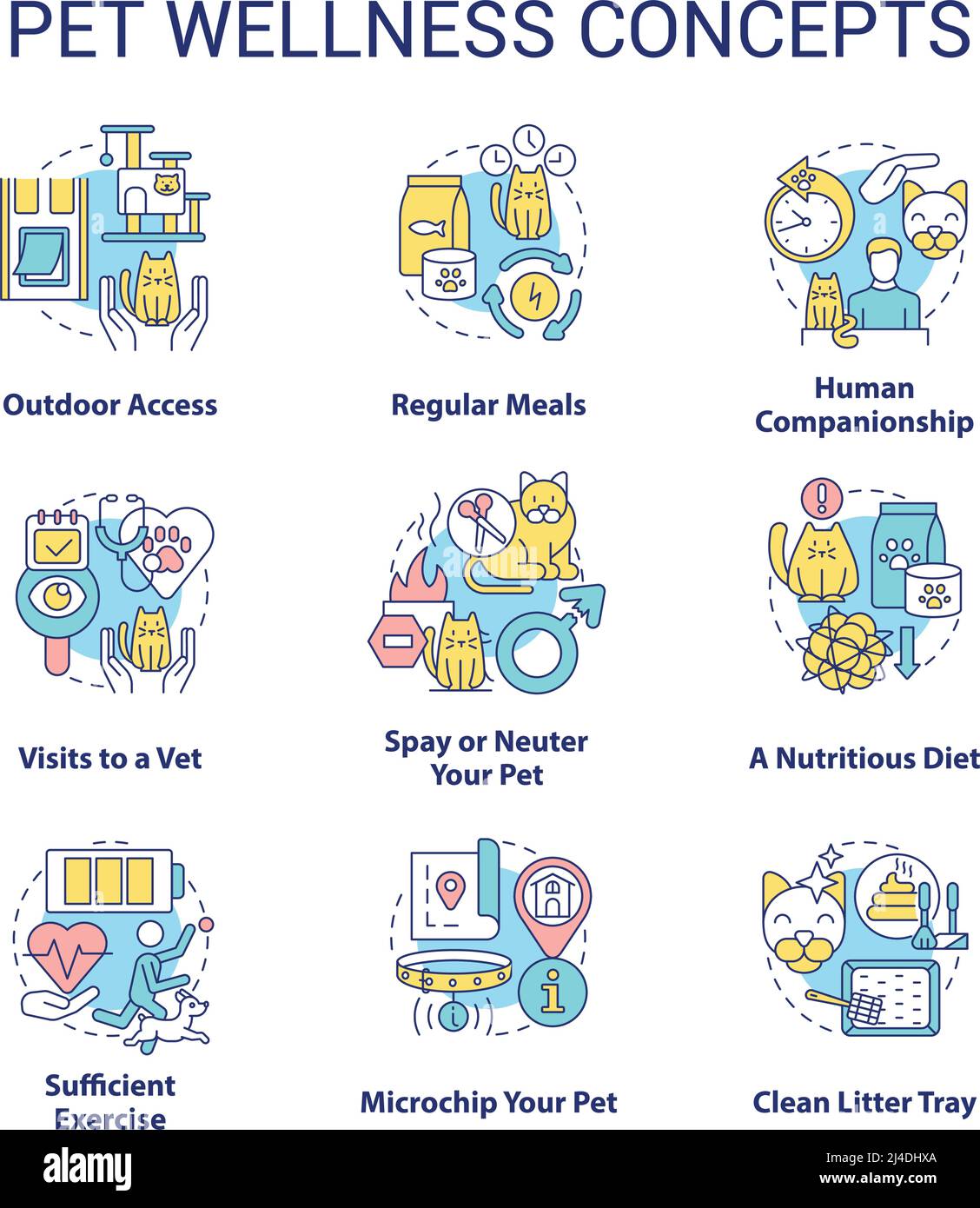 Infographic wellness pack Stock Vector Images - Alamy