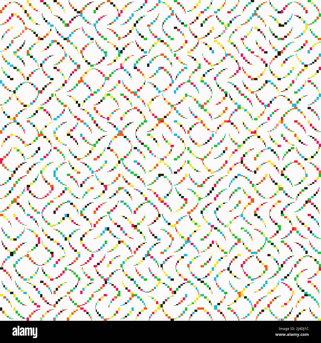 Minimal Art inspired vector pattern artwork made with abstract geometry ...