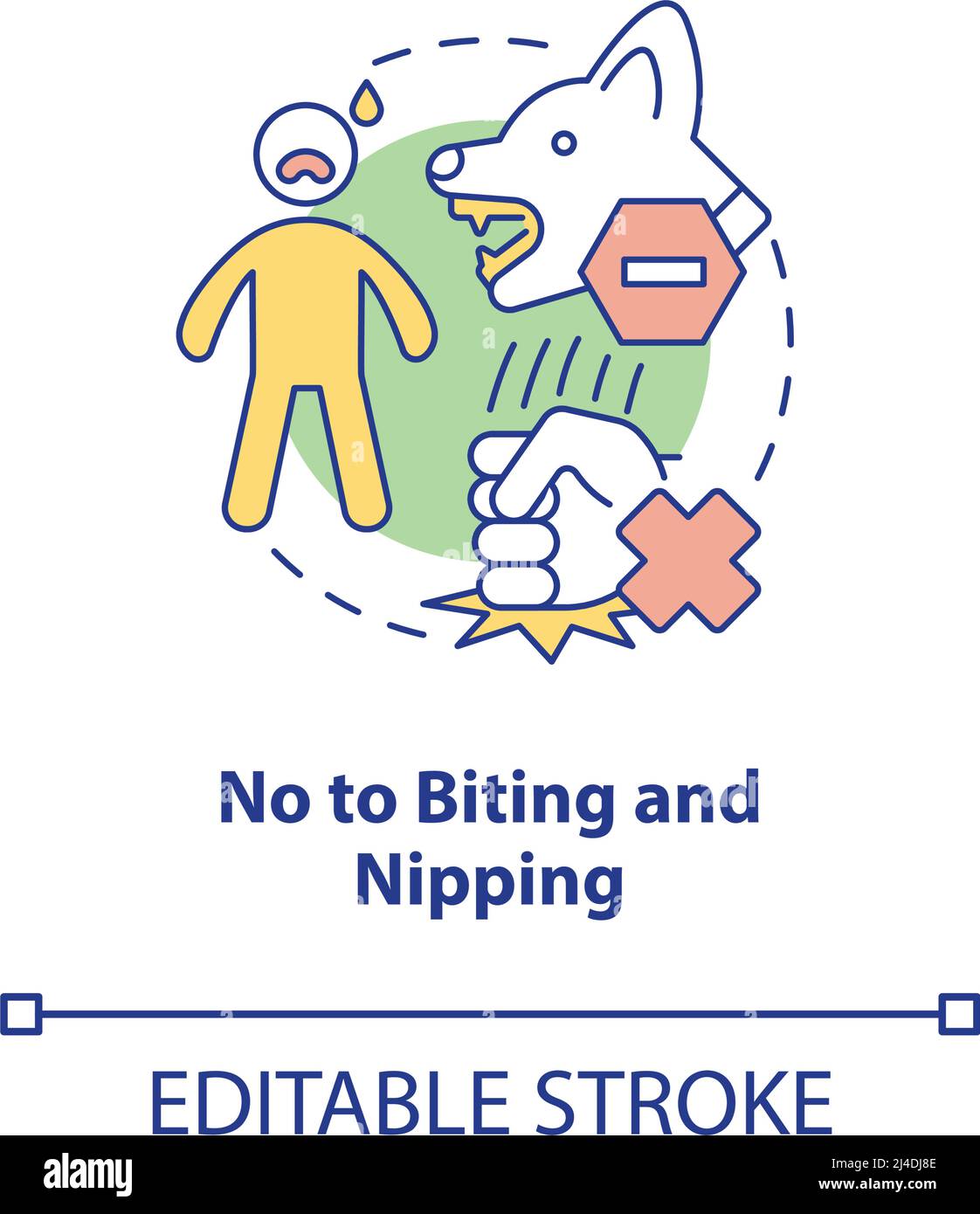 No biting Stock Vector Images - Alamy