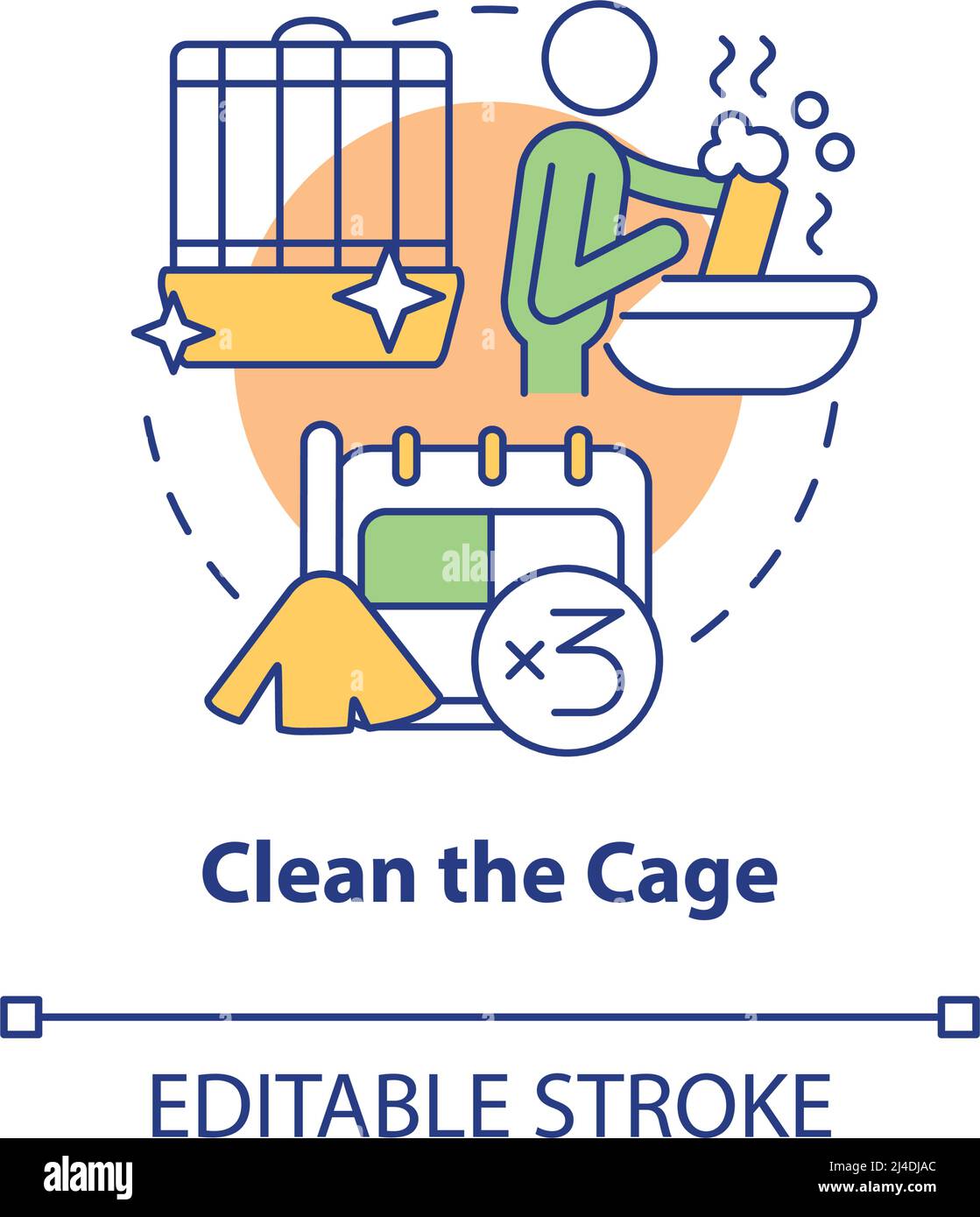 Cage with rabbit Cut Out Stock Images & Pictures - Alamy