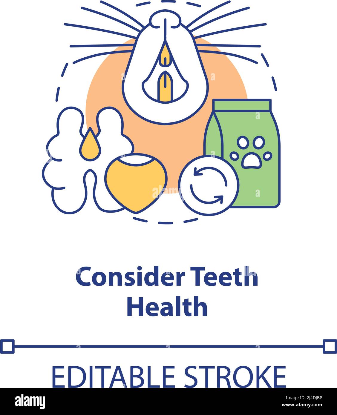 Consider teeth health concept icon Stock Vector Image & Art - Alamy