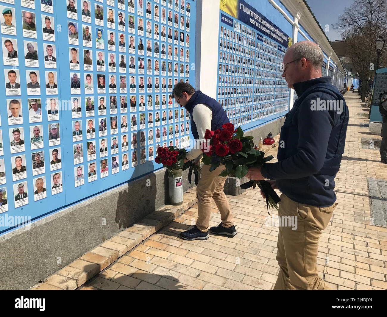 KYIV - Ukraine: 14 April 2022: Ireland's Minister for Foreign Affairs ...