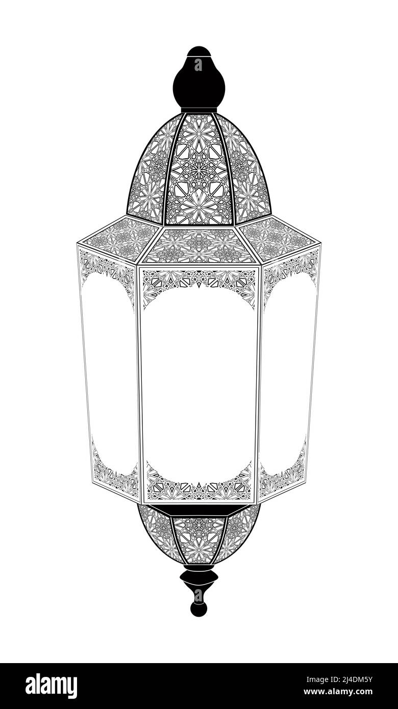 Fanous vector silhouette over white background Stock Vector Image & Art ...