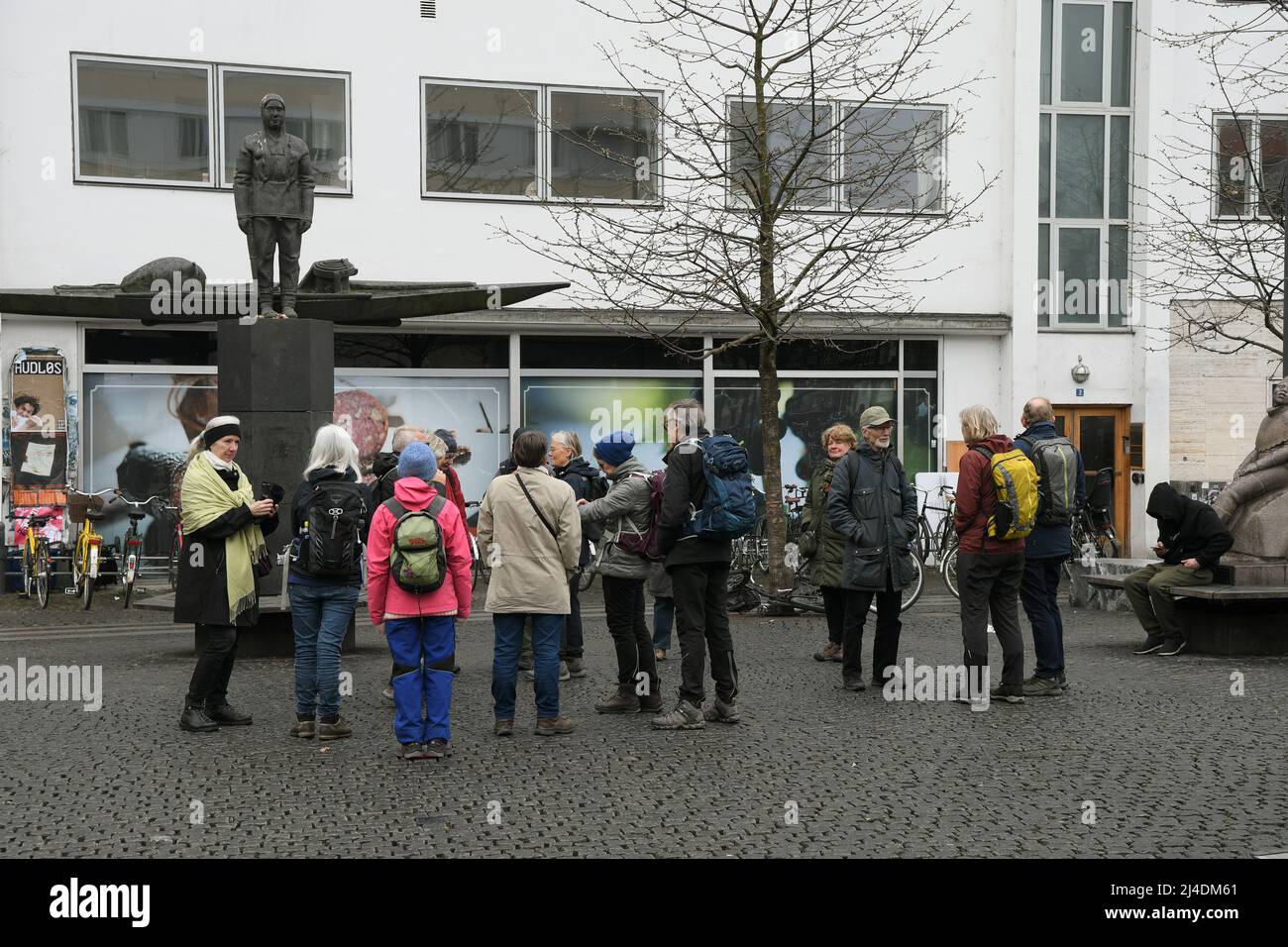 Copenhagen/Denmark/.14 April 2022/.Senior citizen gether to prosue ...