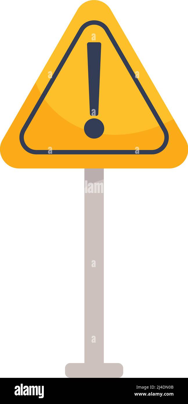 warning road sign Stock Vector Image & Art - Alamy