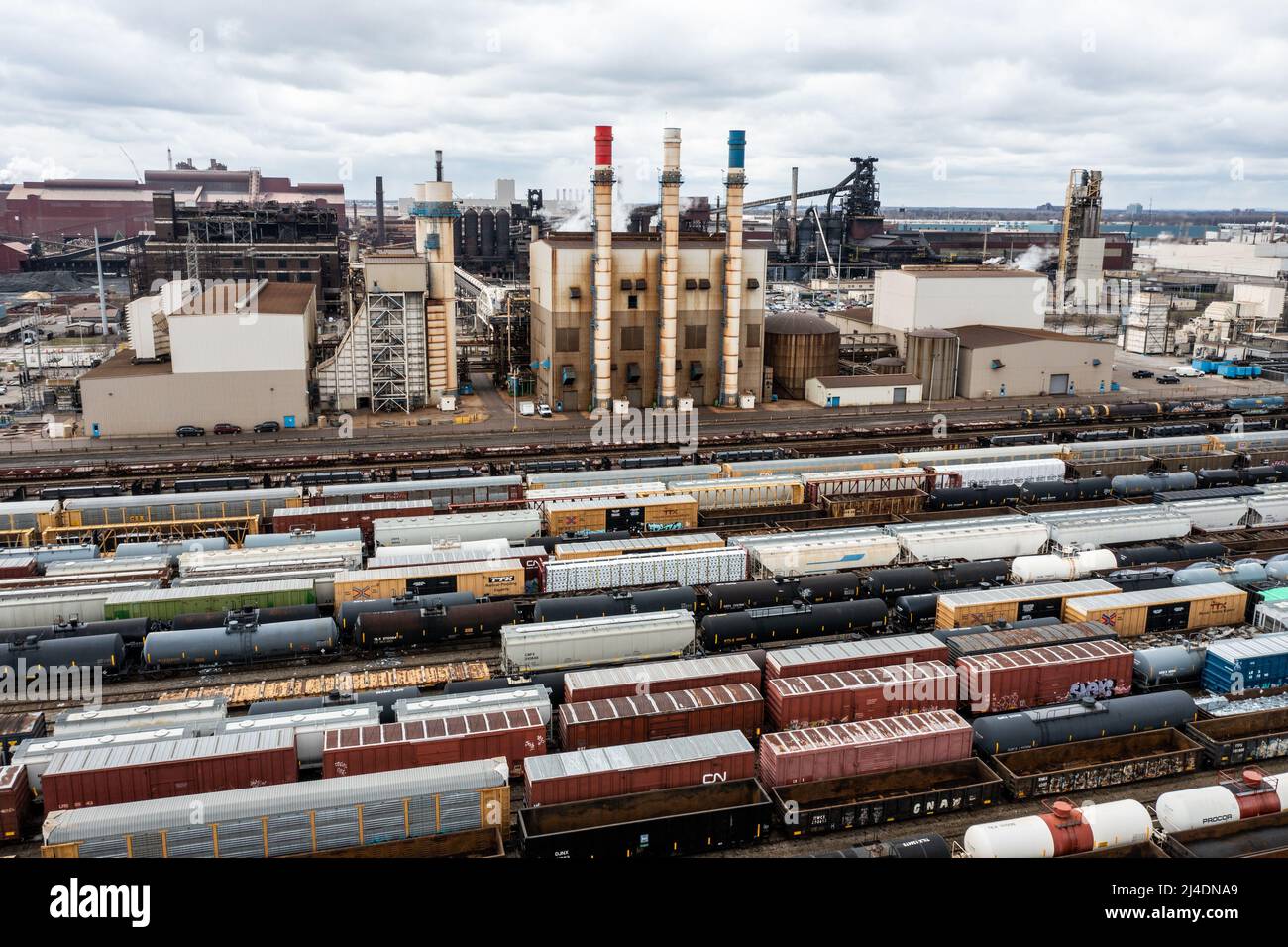 AK Steel Works Dearborn, MI, USA Stock Photo - Alamy