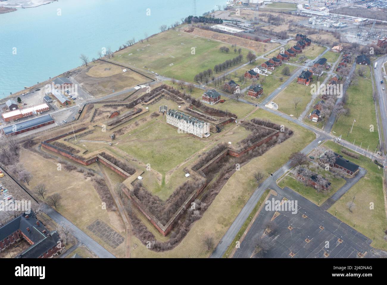 Fort Wayne, Detroit, MI, USA Stock Photo - Alamy