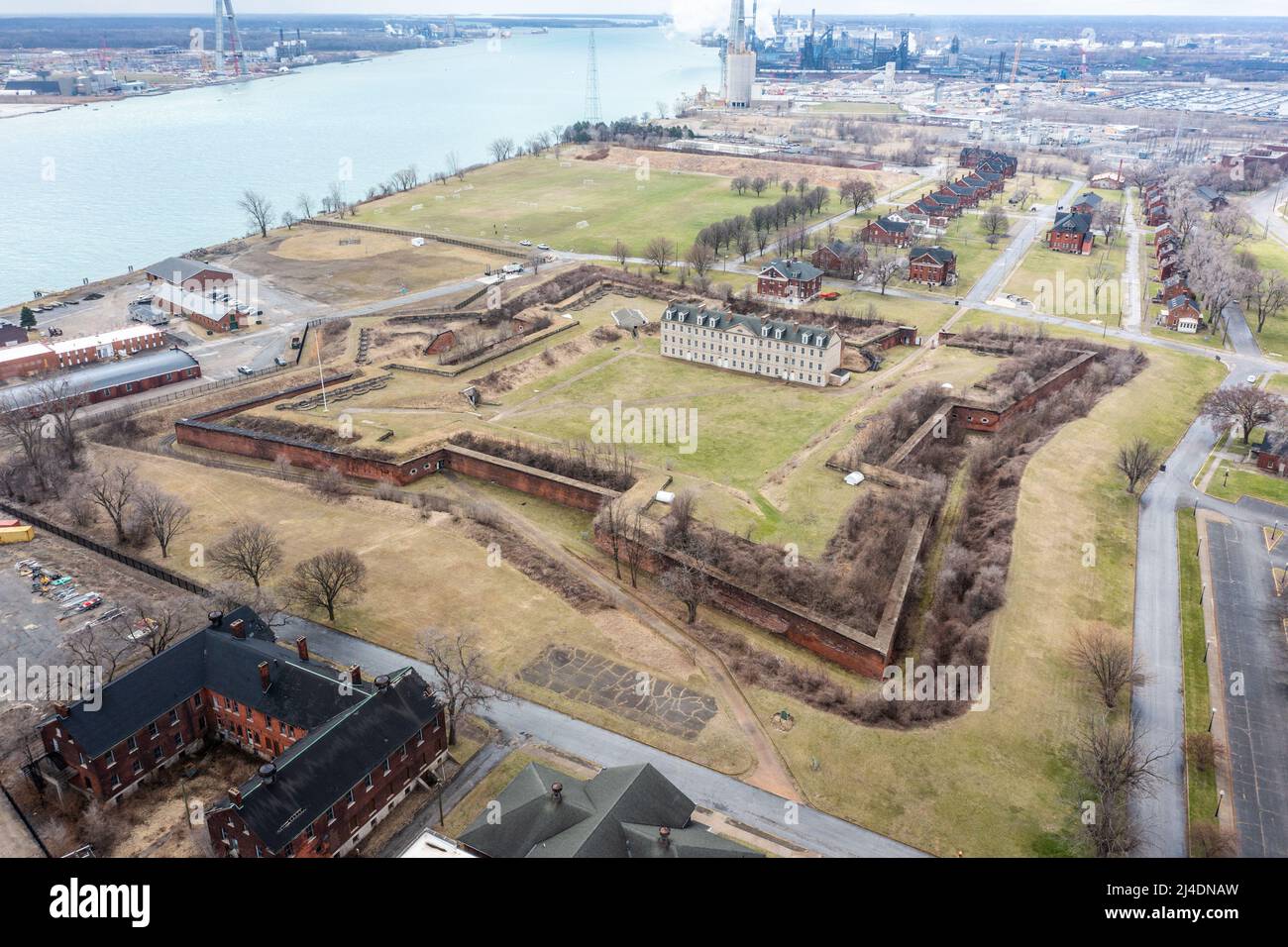 Fort Wayne, Detroit, MI, USA Stock Photo - Alamy