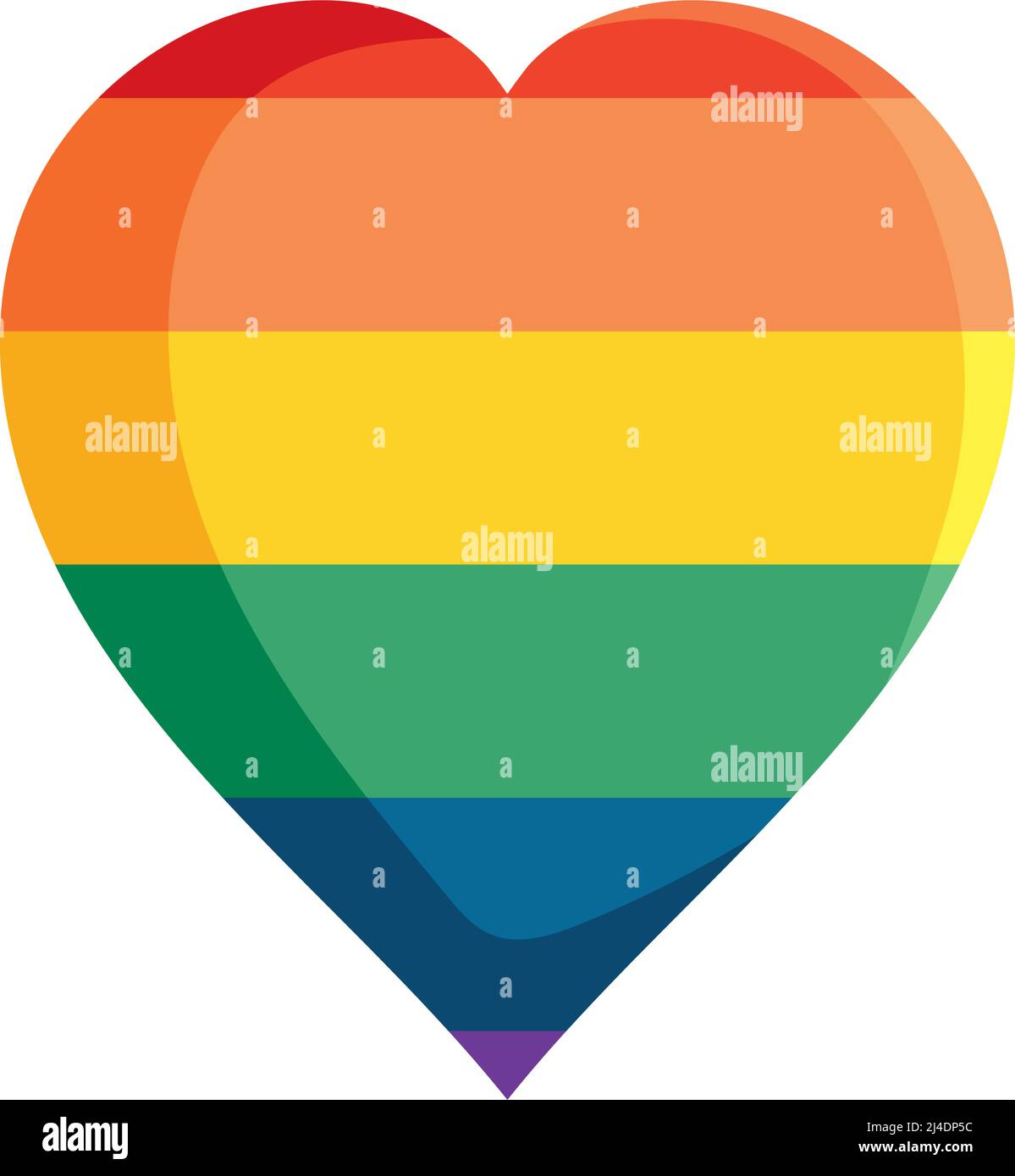 pride heart icon Stock Vector Image & Art - Alamy