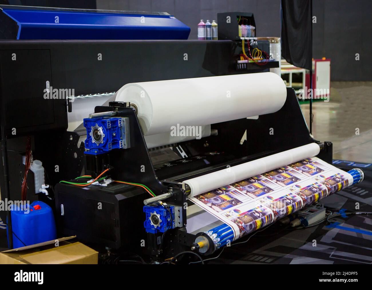 Industrial Dye Sublimation Printer. Printing industry Stock Photo - Alamy