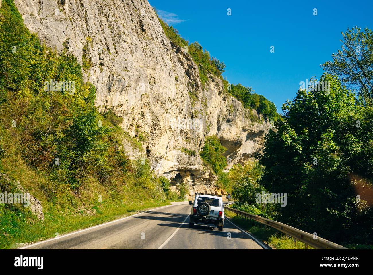 Landscape belaya river flowing hi-res stock photography and images - Alamy