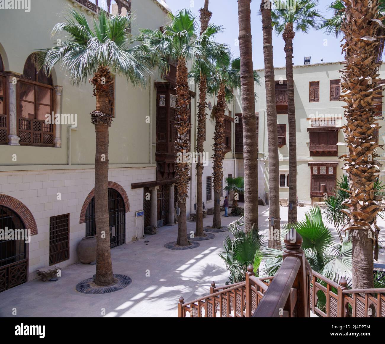 courtyard of the Coptic Museum in Coptic Cairo, Egypt Stock Photo - Alamy
