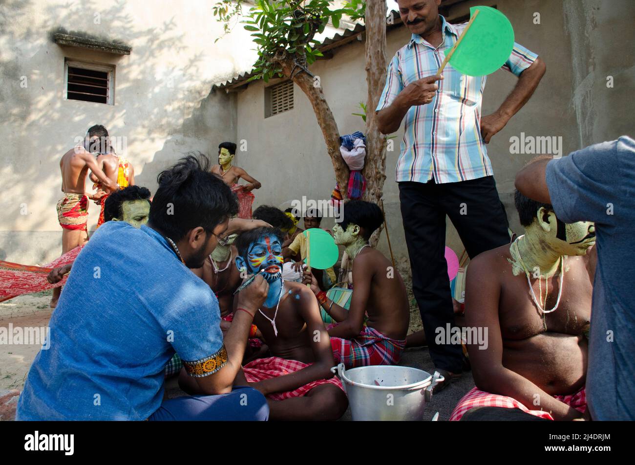 The Gajan ritual in West Bengal, India Stock Photo - Alamy
