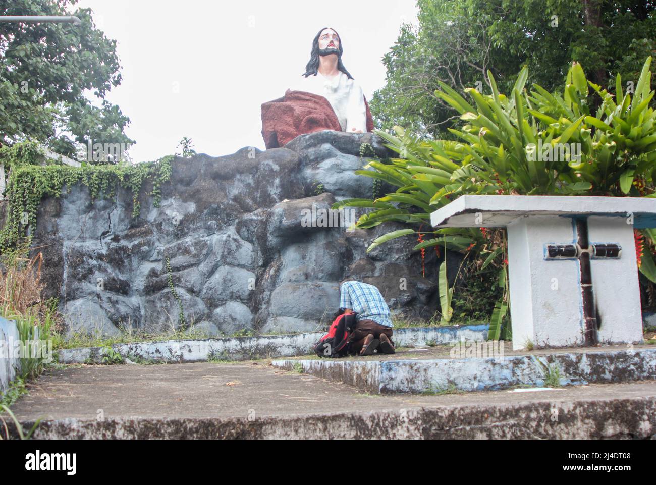 Lourdes grotto philippines hi-res stock photography and images - Alamy