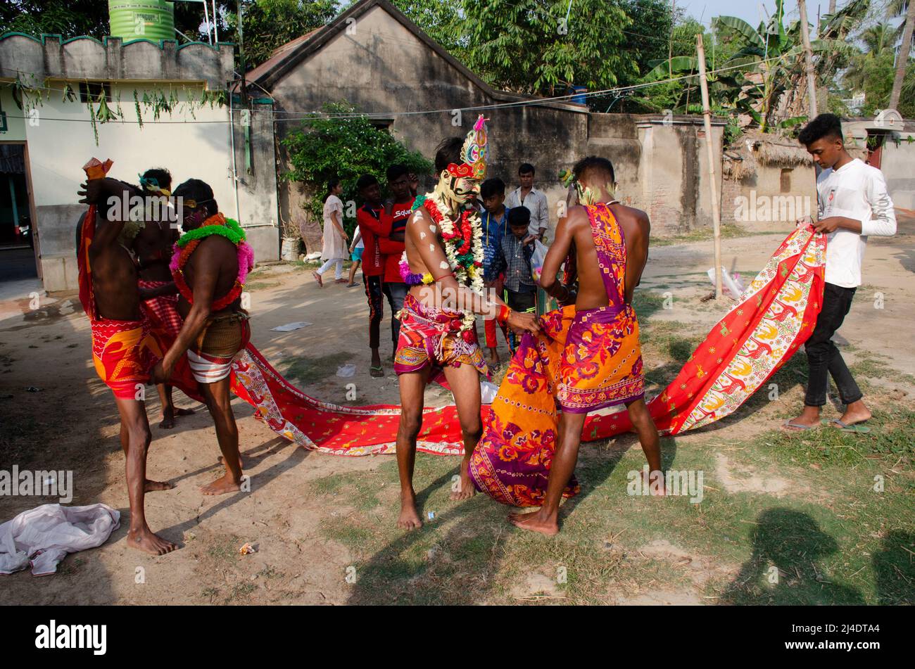 The Gajan ritual in West Bengal, India Stock Photo - Alamy