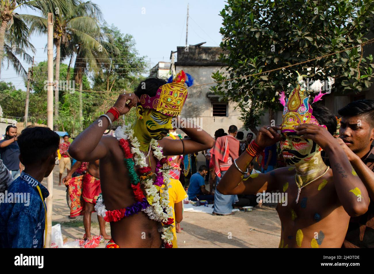The Gajan ritual in West Bengal, India Stock Photo - Alamy