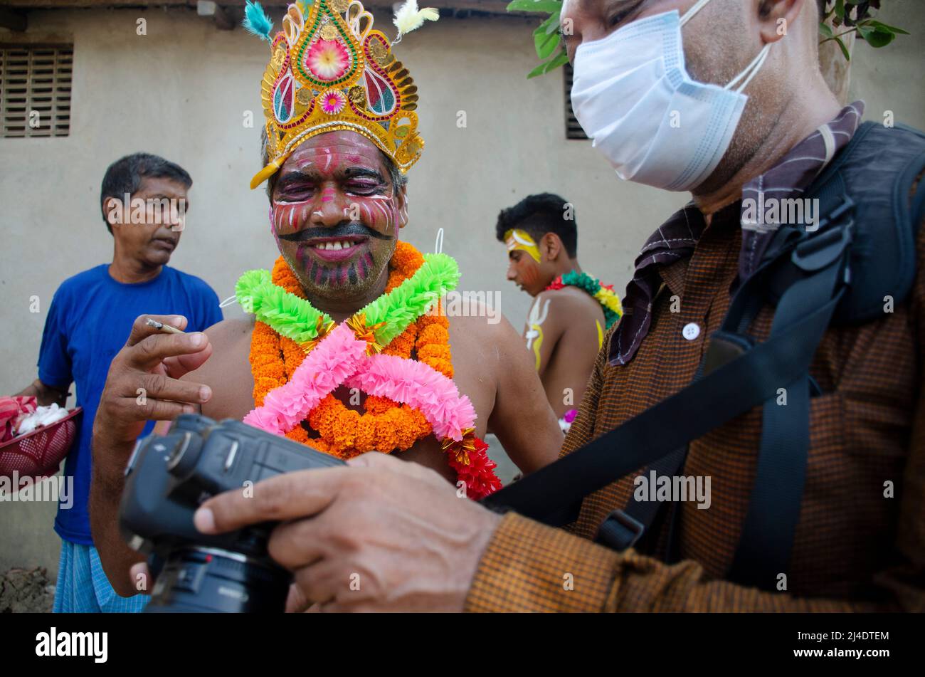 The Gajan ritual in West Bengal, India Stock Photo - Alamy