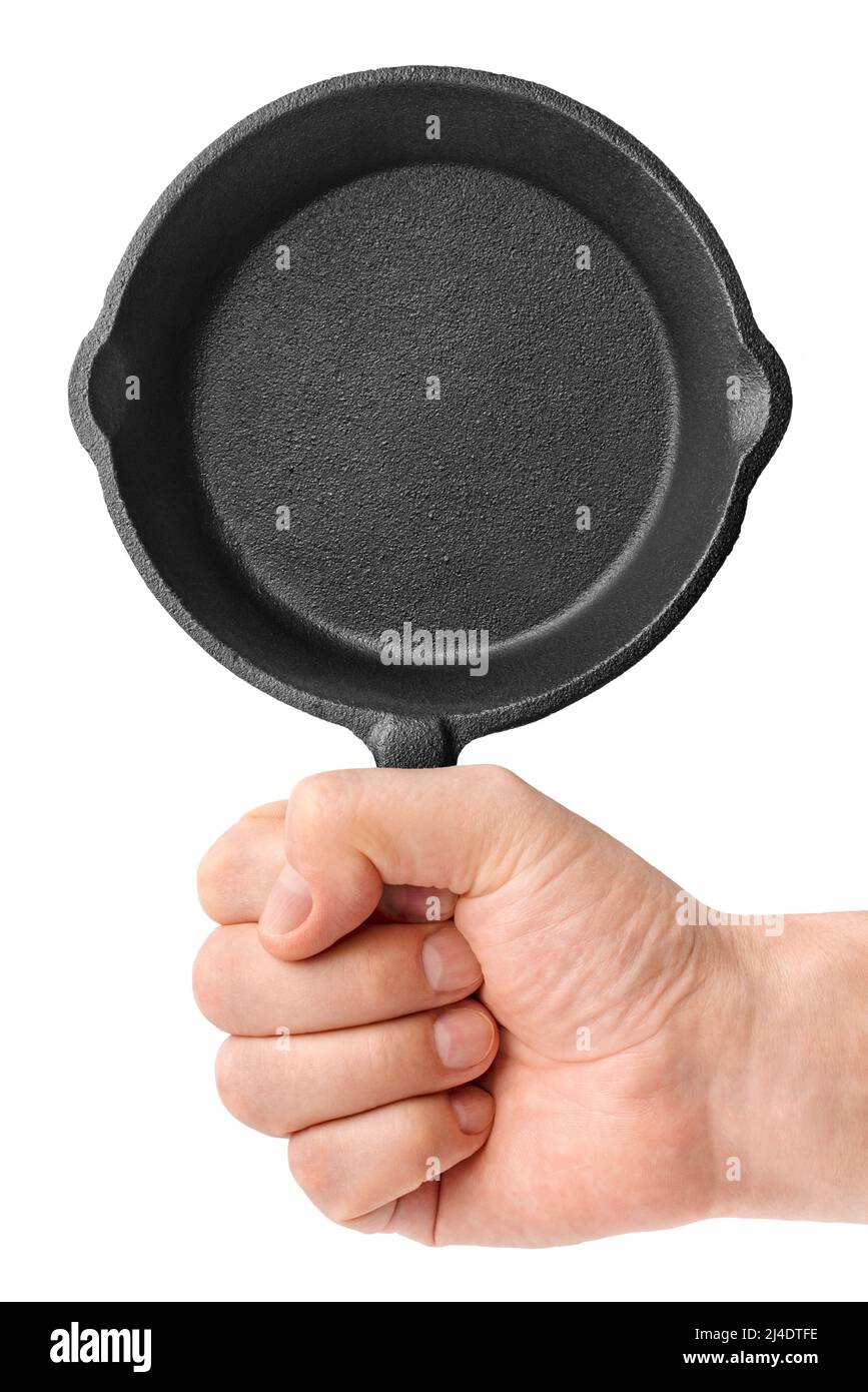 Skillet iron cast Cut Out Stock Images & Pictures - Alamy