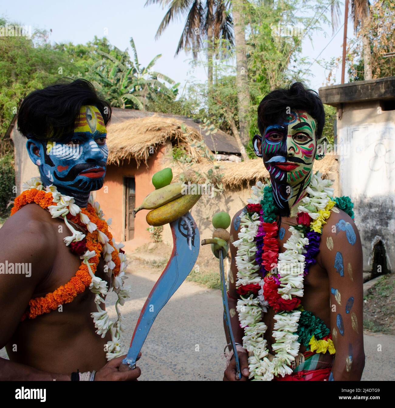 The Gajan ritual in West Bengal, India Stock Photo - Alamy