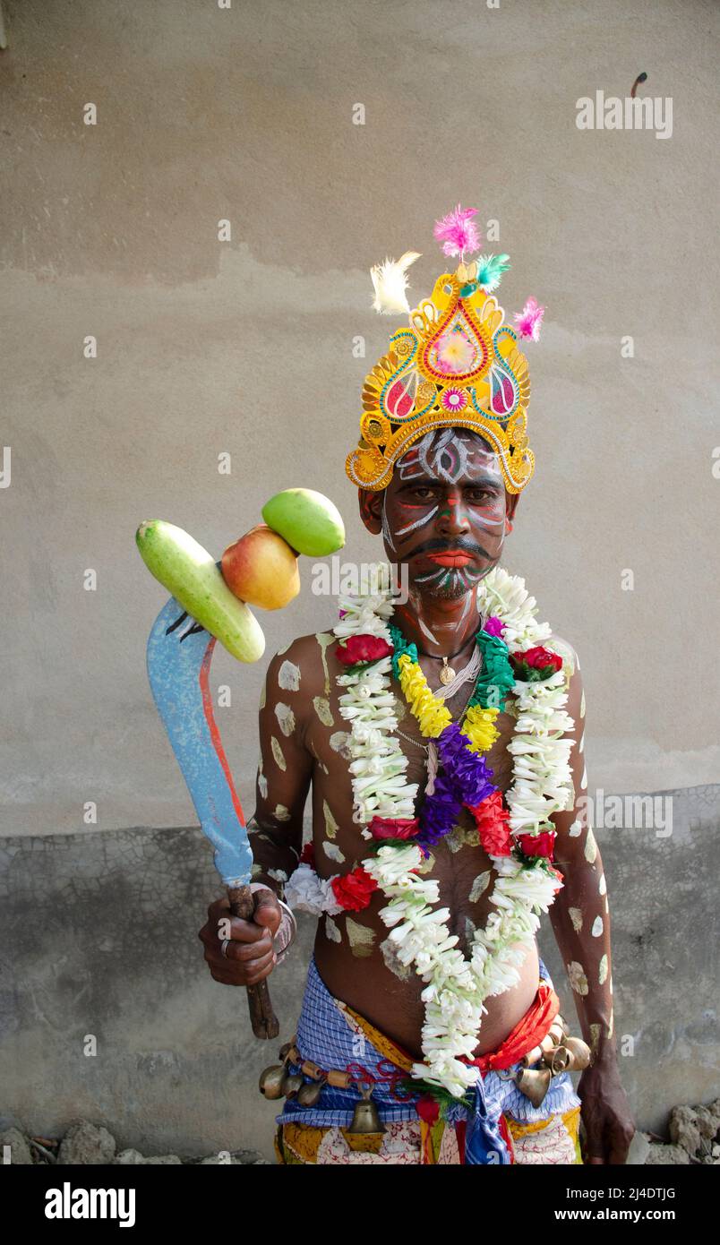 The Gajan ritual in West Bengal, India Stock Photo - Alamy