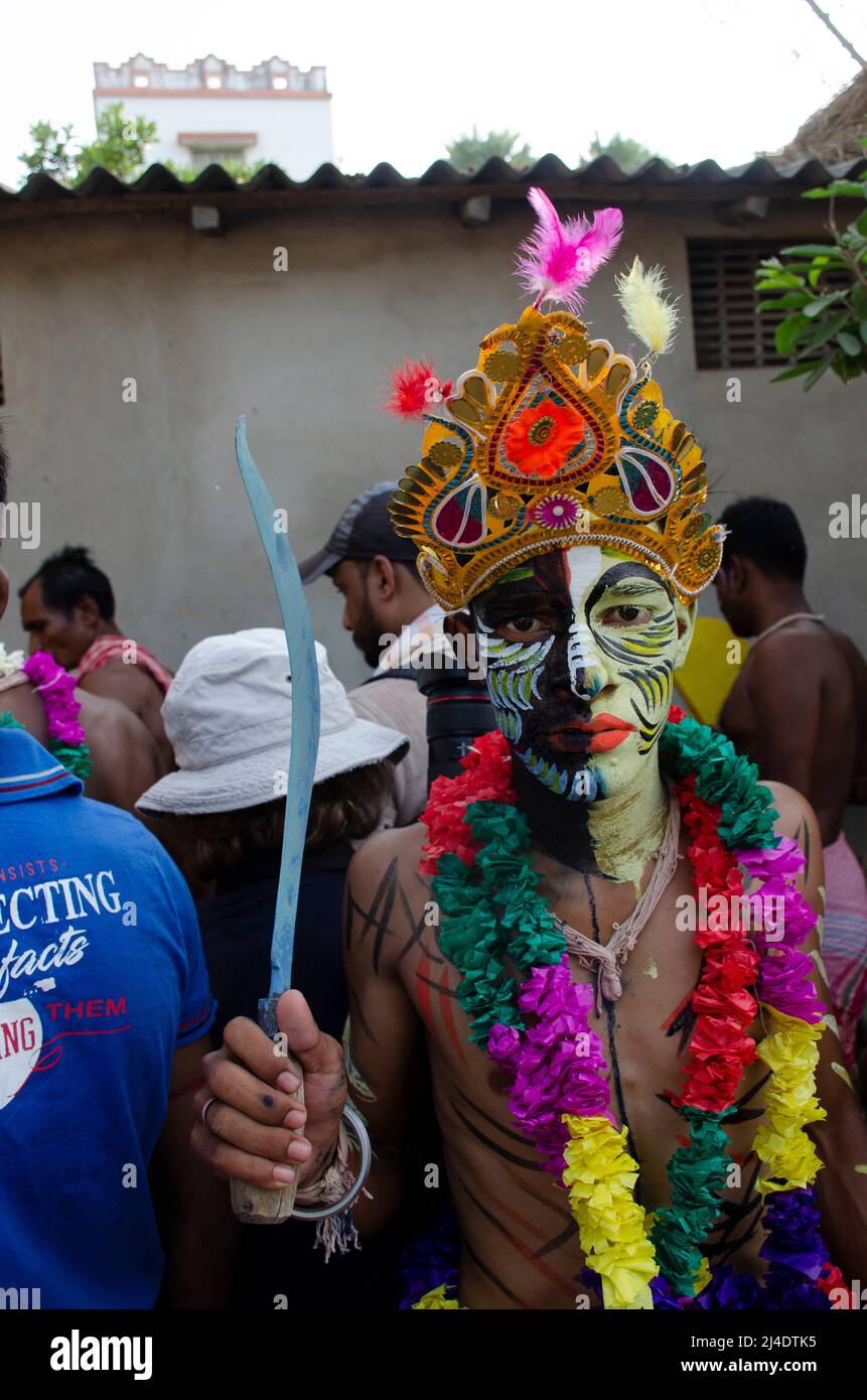 The Gajan ritual in West Bengal, India Stock Photo - Alamy