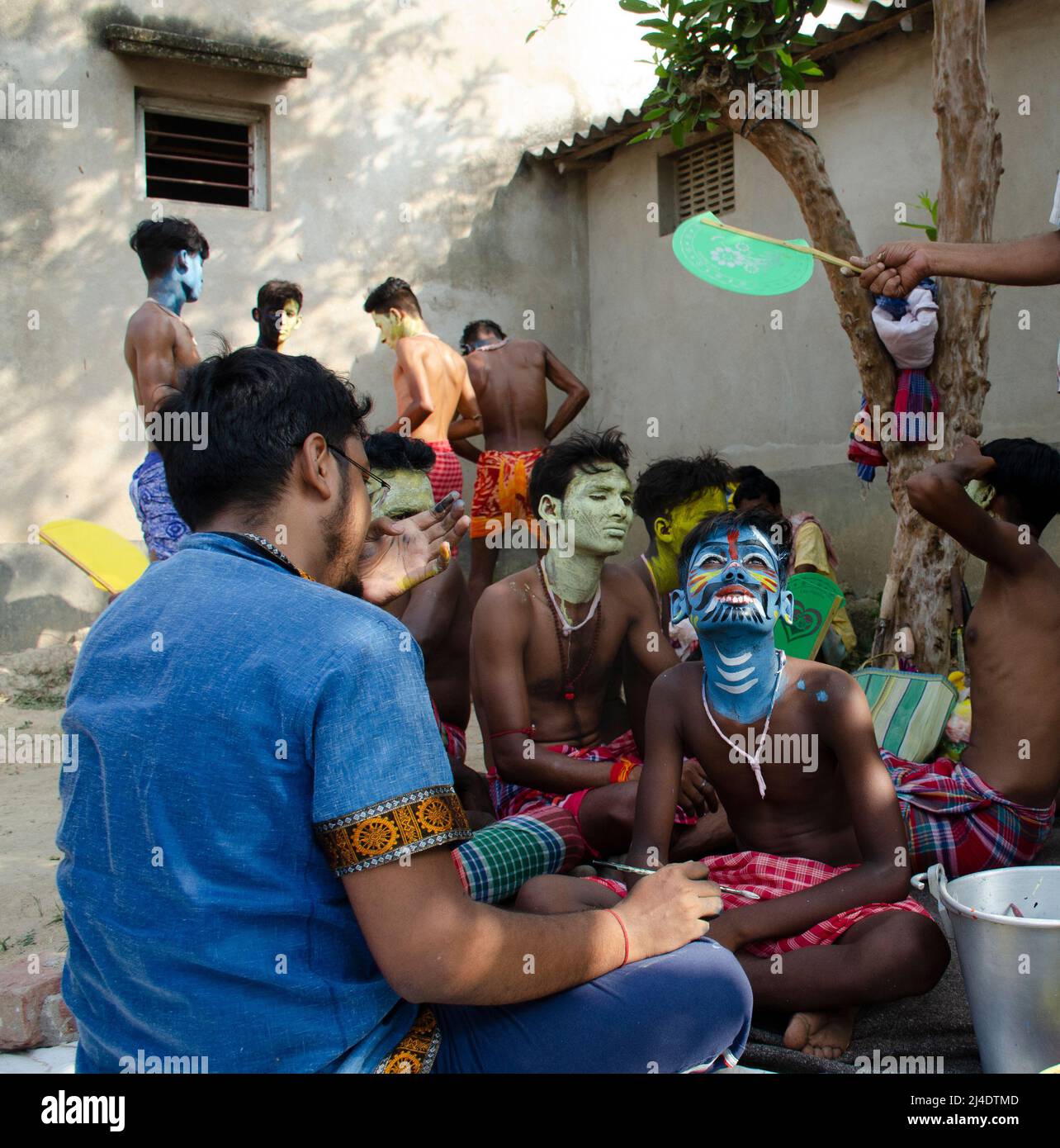 The Gajan ritual in West Bengal, India Stock Photo - Alamy